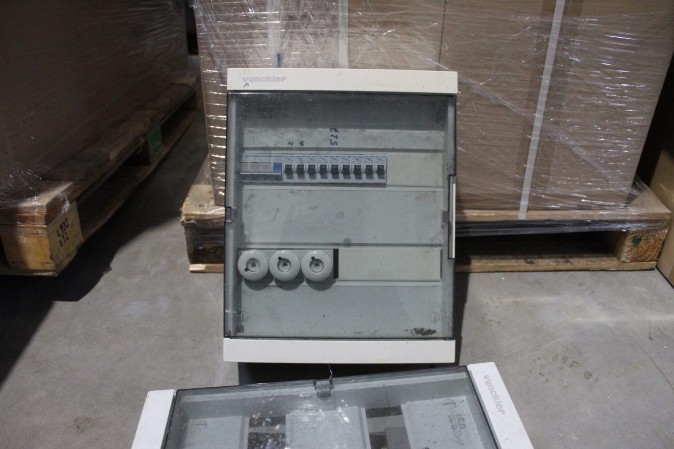 Diverse elektra groepenkasten 3-fase fabrikant ‘Vynckier’ vanaf